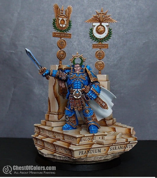 Roboute Guilliman, primarch of Ultramarines • Chest of Colors
