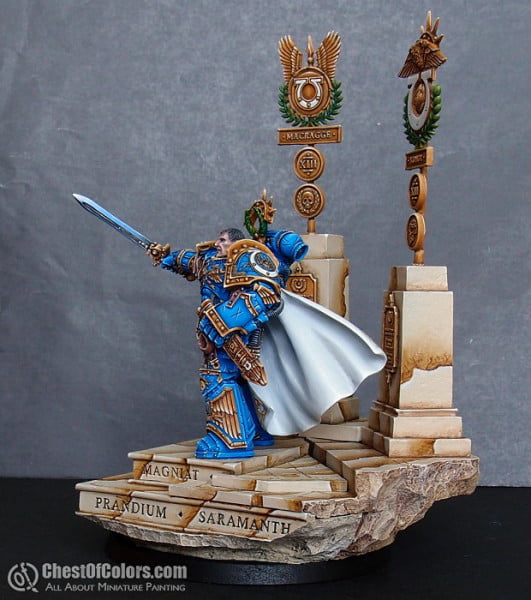 Roboute Guilliman, primarch of Ultramarines • Chest of Colors