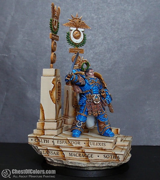 Roboute Guilliman, primarch of Ultramarines • Chest of Colors