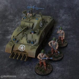 US Infantry patrolling • Chest of Colors