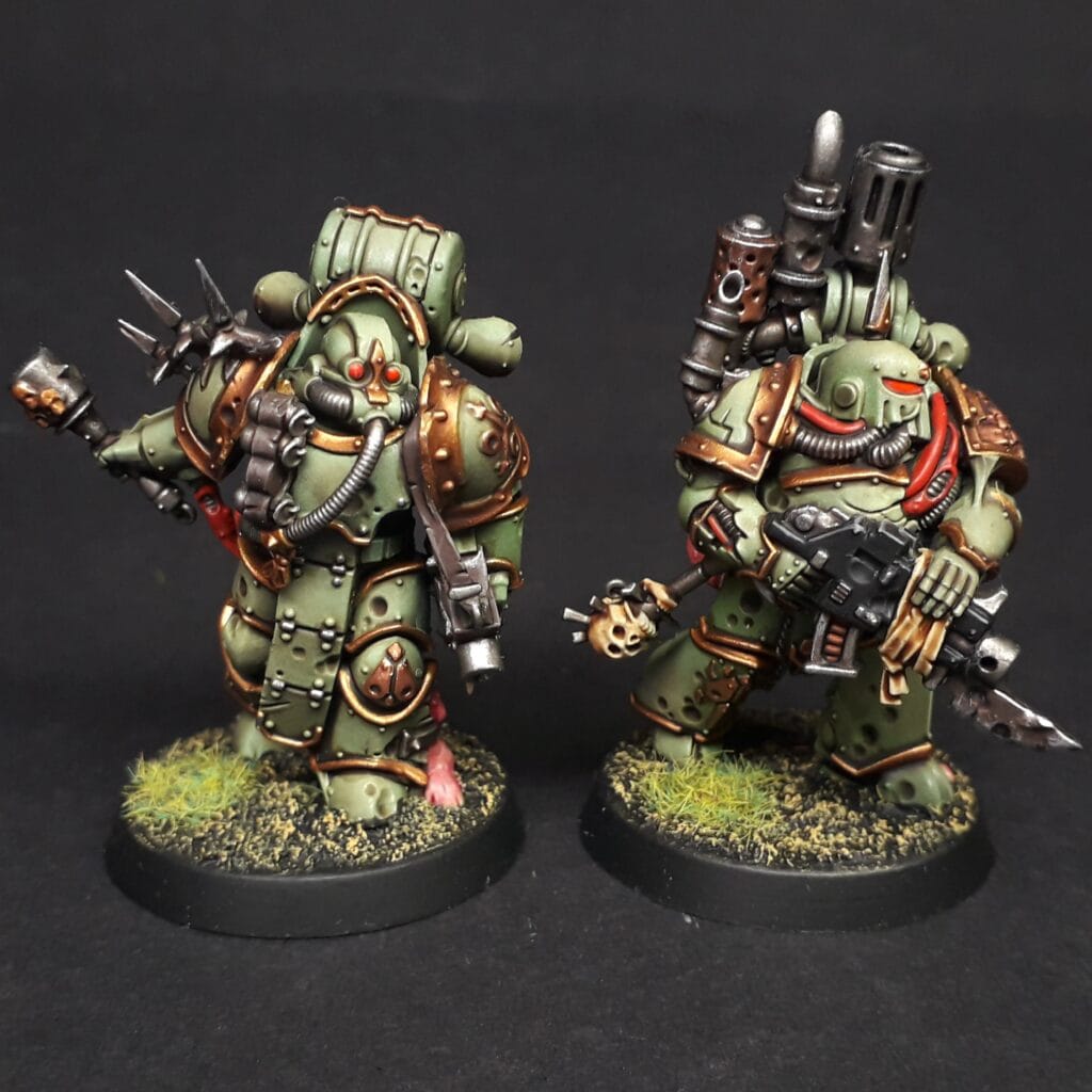 Plague Marines commission completed! • Chest of Colors