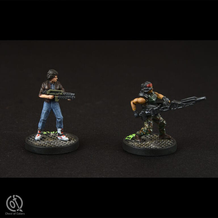 Aliens: Another Glorious Day in the Corps miniatures • Chest of Colors