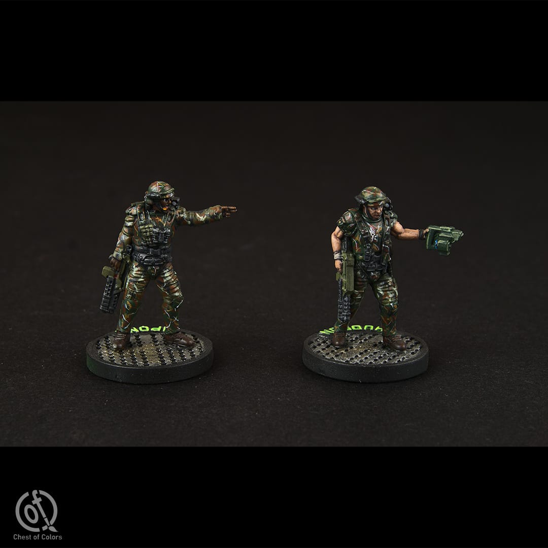 Aliens: Another Glorious Day in the Corps miniatures • Chest of Colors