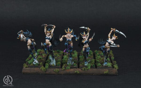 Witch Elves unit (with a twist) for Warhammer • Chest of Colors