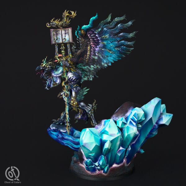 Kairos Fateweaver, greater daemon of Tzeentch • Chest of Colors
