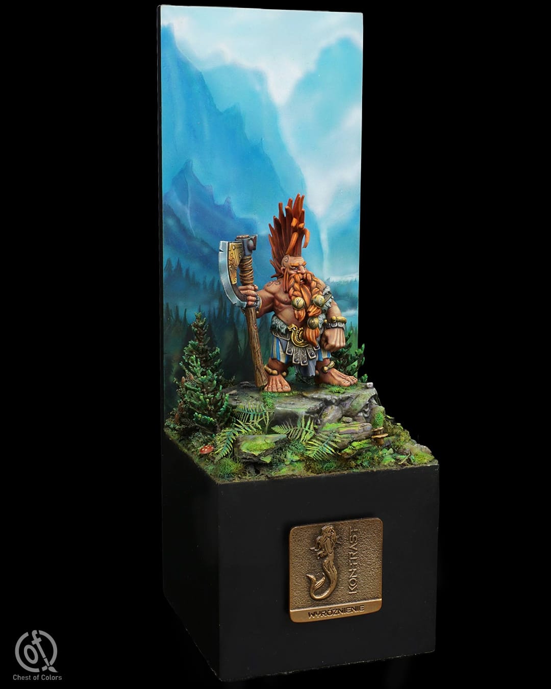 Photos of the epic Dwarf Giant Seeker awarded at the popular Kontrast 2024 festival • Chest of ...
