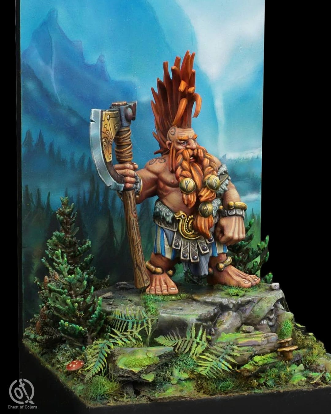 Photos of the epic Dwarf Giant Seeker awarded at the popular Kontrast 2024 festival • Chest of ...