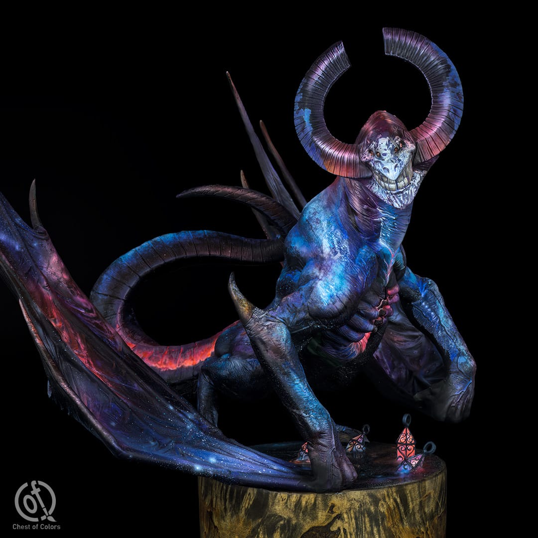 Ana's Dragon King: Iconic Model for Kingdom Death Monster • Chest of Colors